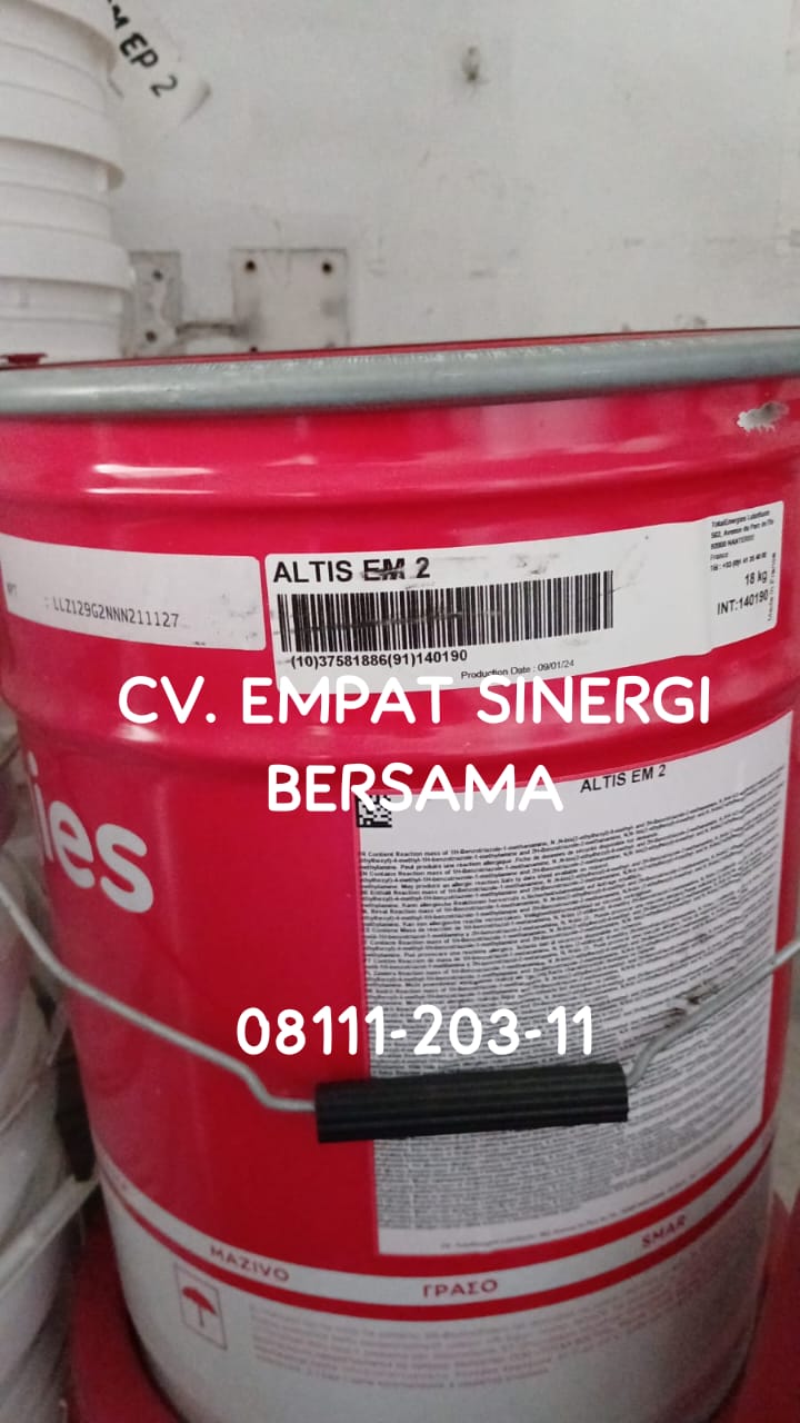 Total Altis EM 2 Grease Polyurea High Temperature, Pail 18 Kg/Pail – CV ...